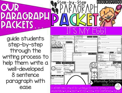 It's My Egg Paragraph Packet | Descriptive Paragraph Writing | TPT