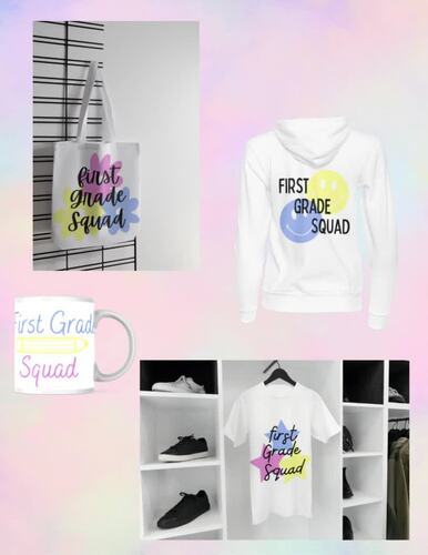 First Grade SVG Teacher Pack by Lifting Up Leaders | TPT