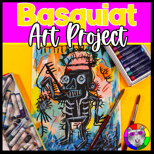 Art History Art Project Jean-Michel Basquiat Black History Month Art Lesson
