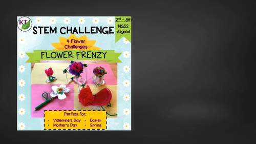 STEM Challenge: Flower Frenzy by Kerry Tracy Feel-Good Teaching | TPT