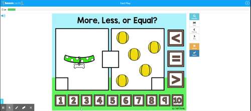 Counting and Comparing Numbers 1-10 Boom Cards™ (Puppy Theme) by Ever ...
