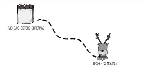 Christmas Mystery Activity - Missing Reindeer ELA Skills Digital Activity