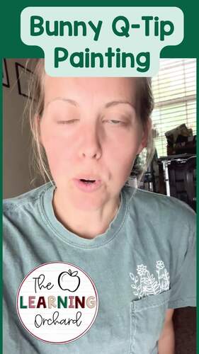 NO PREP Easter Q Tip Dot Painting Mats for April Fine Motor Center ...