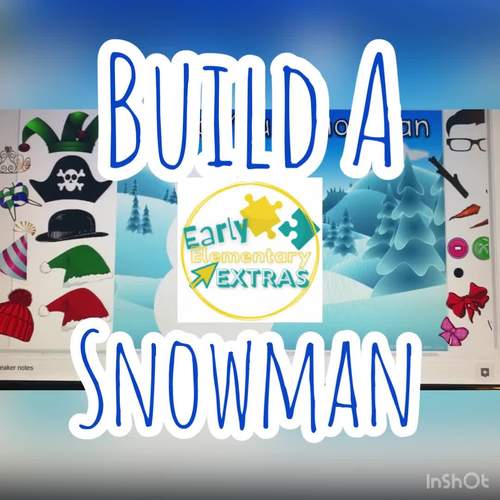 Winter Activity - BUNDLE Google Slides™ & PDF Build a Snowman | TPT