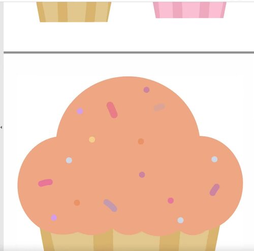 Editable labels, Editable Names, Colorful CupcakeLabels, Birthday, Desk ...