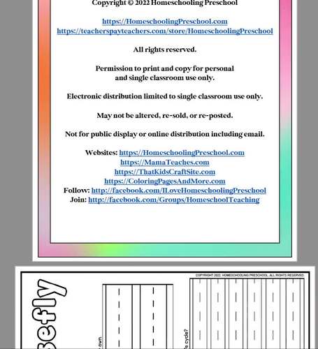 Fly Life Cycle Activity Sheets by HomeschoolingPreschool | TPT