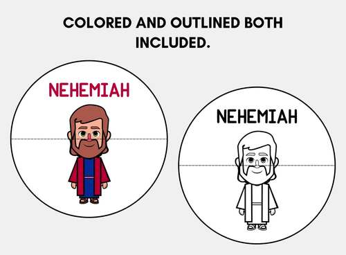 Nehemiah Bible Story Folding Surprise Craft for Sunday School | TPT