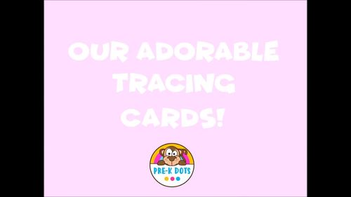 Number Tracing Thematic Dry Erase Task Cards & Coloring Worksheets Bundle