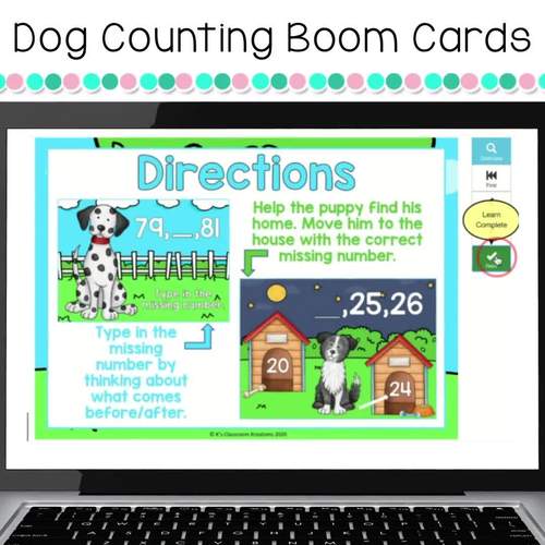 Counting to 120 Boom Cards™ by K's Classroom Kreations | TPT