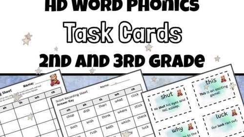 Spellings of /er/ with ar & or Scoot Task Cards | HD Word Unit 14 | SOR ...