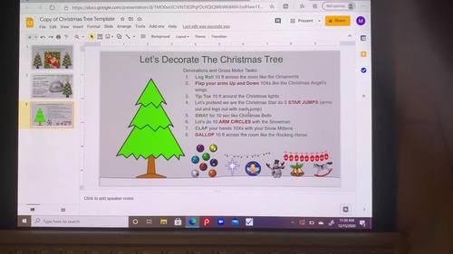 Christmas/Winter Gross Motor PowerPoint/Digital Games BUNDLE | TpT