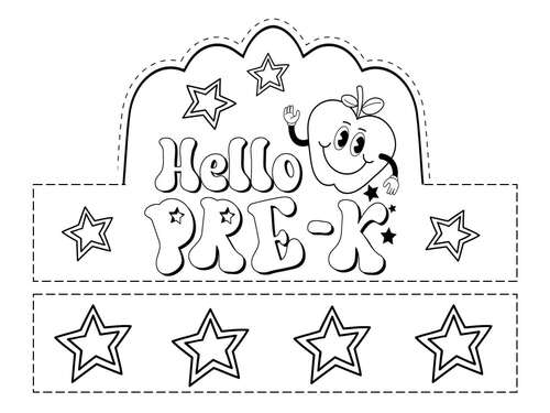 Printable First Day of School Crowns and Birthday Crowns (Prek Activities)