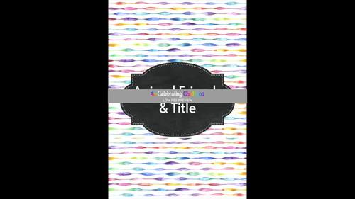 Classroom Door Name Display EDITABLE by Celebrating Childhood | TPT