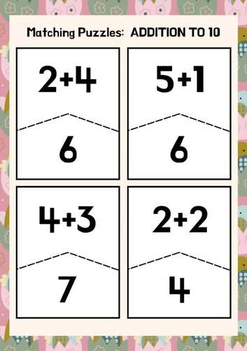 Math Audition Puzzle Easter Worksheet PreK - 2nd Easter Activity Printable