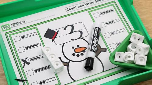 Kindergarten Math Centers Thematic and Differentiated SEASONAL THE BUNDLE