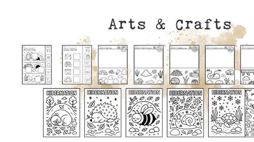 Hibernating Animals Mega Bundle | Hibernation Centers, Crafts ...