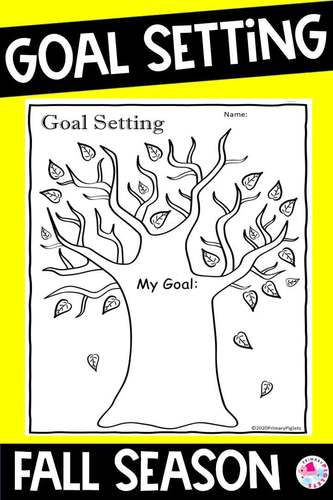 Growth Mindset Bulletin Board | Goal Setting for Kids | Fall Season