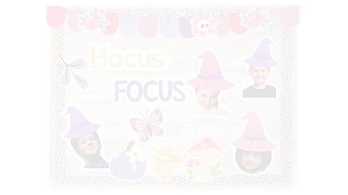 Pastel Witch Halloween Class Decor + Writing & Photo Crafts, Bilingual ...