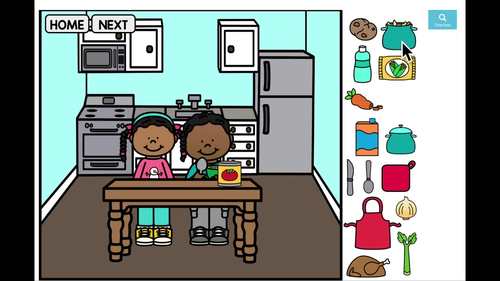 Build a Scene: Winter Theme (Boom™ Cards) by The Chatty Classroom