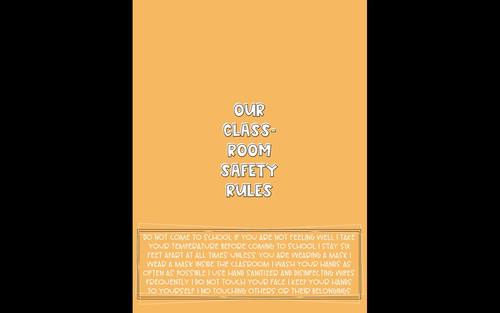 Bitmoji Classroom Health & Safety Rules! by Texas Taylor'ed Teaching