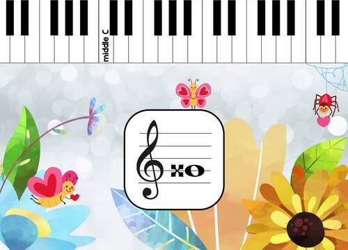 Valentines Themed Piano Keyboard Geography: Double Sharps + Flats ...