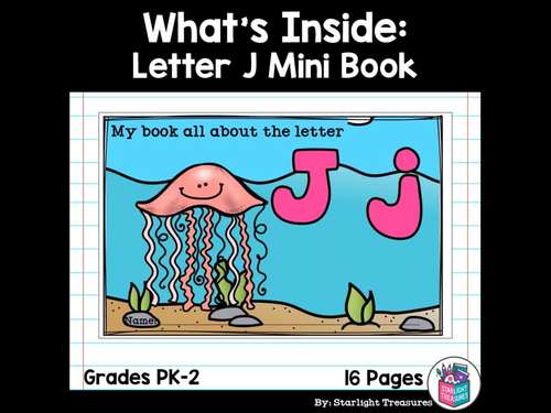 Alphabet Letter of the Week: The Letter J Mini Book by Starlight Treasures