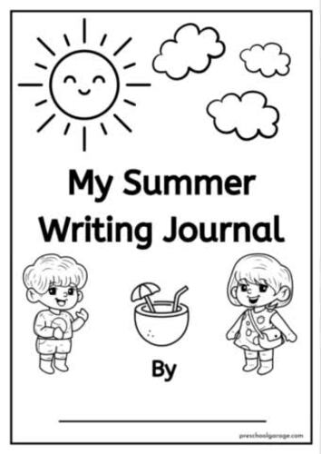 Summer Writing Journal by Preschool Garage | TPT