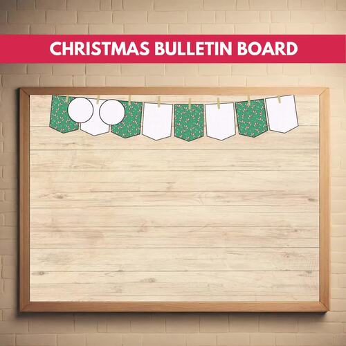 Holly Jolly Vibes Christmas Bulletin Board Kit | December Bulletin Board
