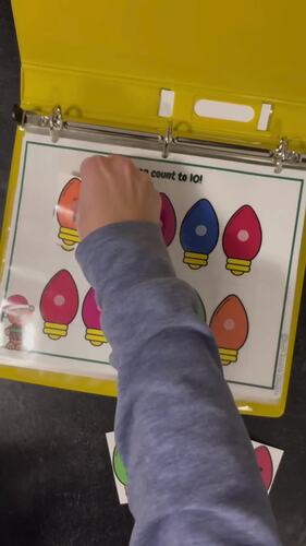 Preschool Busy Book for December | Preschool Christmas | Preschool Winter