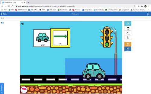 "GO" Core Word Activity: Transportation Edition BOOM CARDS* by Welcome ...