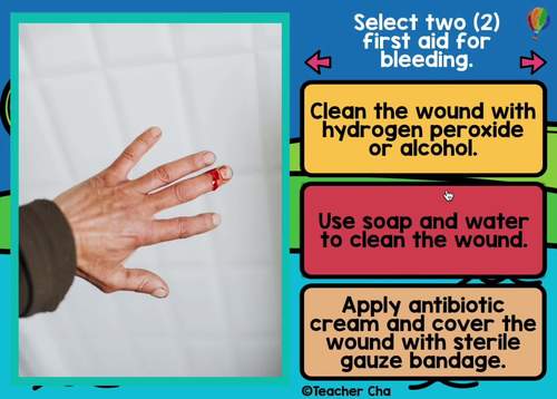 IADL Safety Awareness Emergency First Aid Using Real Photos BOOM™ Cards