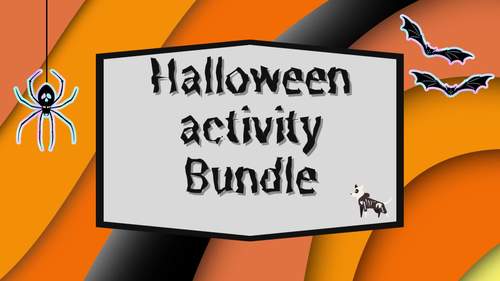 Halloween Activity Bundle for Preschool Kindergarten by MJ MAY | TPT