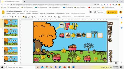 I Spy Fall and Thanksgiving Digital Activity Google Slides | TPT