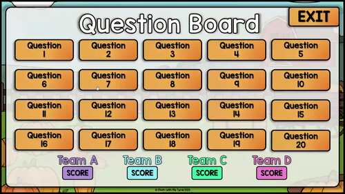 Fall Adding 2 Multiples of 10 | Game for PowerPoint™ | TPT