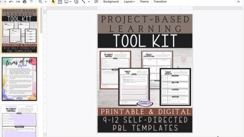 High School Project-Based Learning Planning Bundle: Teacher + Student