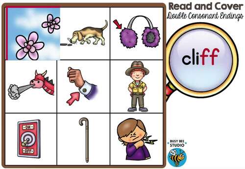 DOUBLE FINAL CONSONANT ENDINGS GAMES | PHONICS FLOSS RULE BOOM CARDS ...