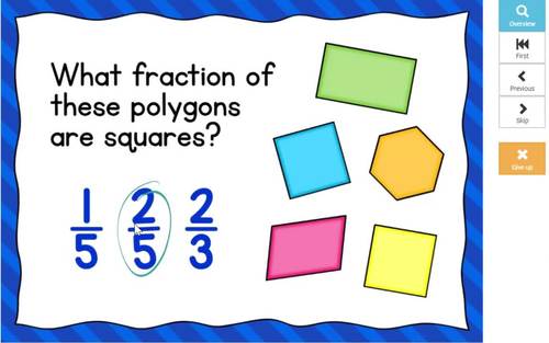 Basic Fractions Boom Cards with Audio Support by Laura Candler | TPT