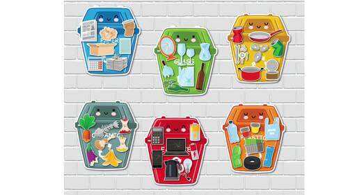 Recycling Matching Activity for Kids, Earth Day Printable by Clever ...