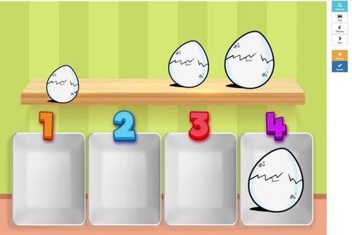 Kindergarten First Grade Math Digital Task Cards • Sort Objects • Boom ...