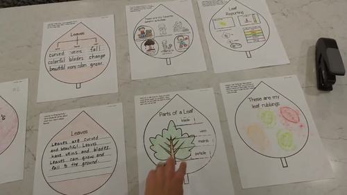 Fall Leaf Craft and Writing by Miss Alison | Teachers Pay Teachers