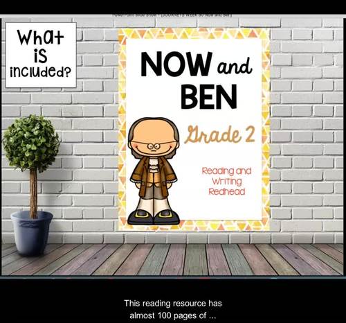 Now and Ben Journeys Second Grade Week 30 by Reading and Writing Redhead