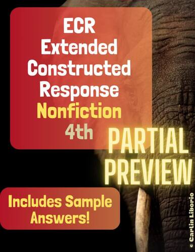 4th Grade Nonfiction Extended Constructed Response Samples Staar