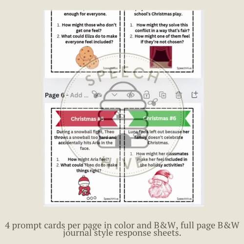 Christmas Perspective Taking - Social and Emotional: Stories & Response ...