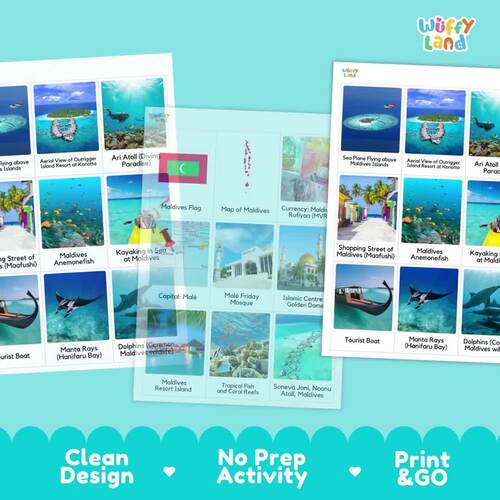 Maldives Geography & Culture Flashcards | Asia Country Study by Wuffyland