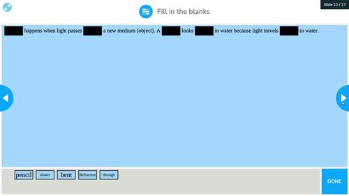 5th | Science | Reflection/Refraction | Vocabulary Foldable | Nearpod ...