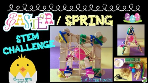 Spring or Easter STEM Activity - Egg-hanced Video | TPT