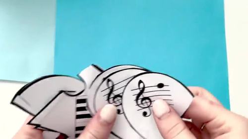 Piano Heart Matching Game for Music Centers or Piano Lessons | TPT