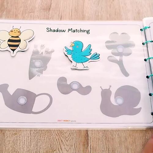 Toddler Busy Book | Spring Easter Busy Binder for Preschool | Interactive