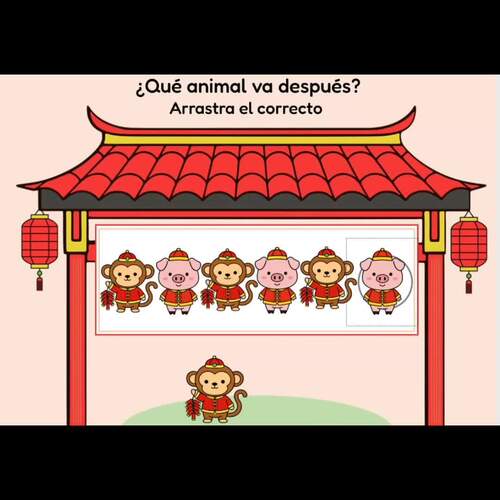 Animal Patterns Boom Cards™ | Spanish | Patrones de Animales | AB, AAB ...