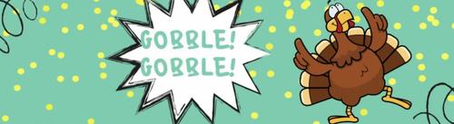 Thanksgiving Themed Animated Google Classroom Banner | GIF by Heyyy Teach